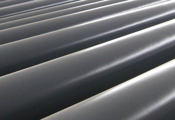 Industrial Hot Dip Galvanized ERW Welded Steel Pipe Silver or Black Painted