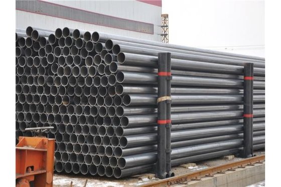 Industrial Hot Dip Galvanized ERW Welded Steel Pipe Silver or Black Painted