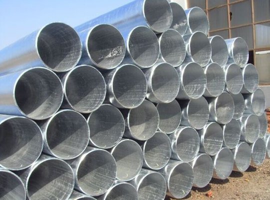 Thick Wall 45# Galvanized Steel Pipe ASTM A53 , Zinc Coated Erw Welded Pipe