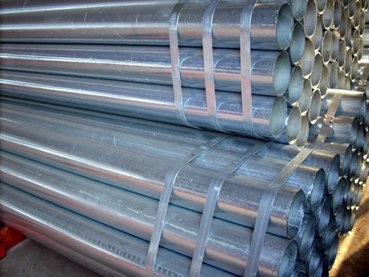 Thick Wall 45# Galvanized Steel Pipe ASTM A53 , Zinc Coated Erw Welded Pipe