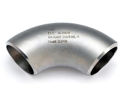 Polished Seamless 304 Stainless Steel Butt Welding Pipe Fittings For Industrial