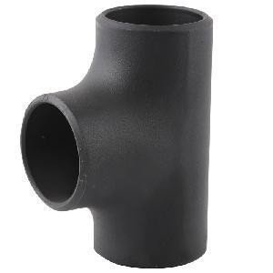 Black 24" To 96" Carbon Steel Butt Weld Fittings A234 WPB Beveled End / BW Equel Tee