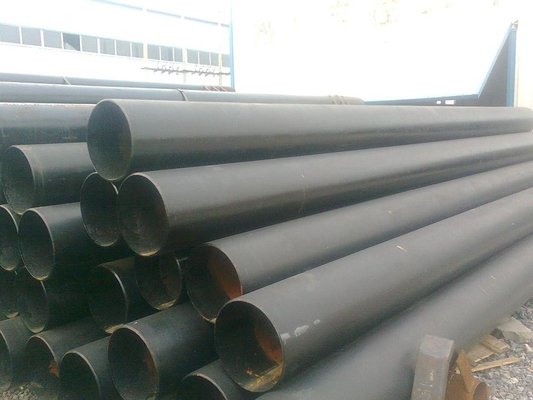 Epoxy Coated Seamless Black Steel Pipe / Piping OD 1/8" - 28"