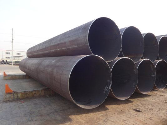 Round Grade Q235 ERW Steel Pipe  Welding Carbon Steel ERW Pipe OD Size 219mm - 820mm