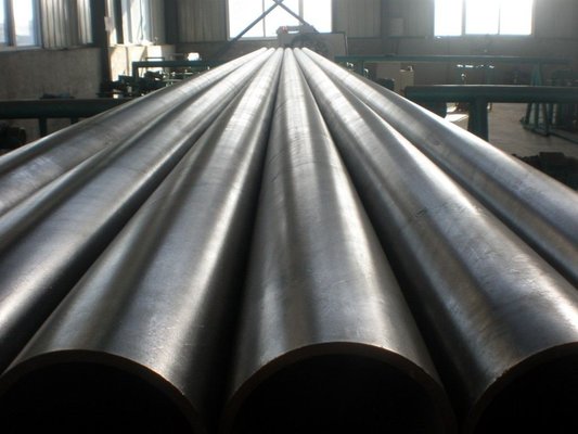 Round Grade Q235 ERW Steel Pipe  Welding Carbon Steel ERW Pipe OD Size 219mm - 820mm