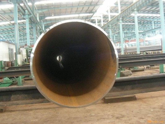 Round Grade Q235 ERW Steel Pipe  Welding Carbon Steel ERW Pipe OD Size 219mm - 820mm