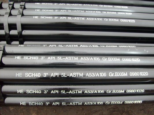 NACE MR0175 5L API Steel Pipe High And Low Carbon Steel Pipe For Gas