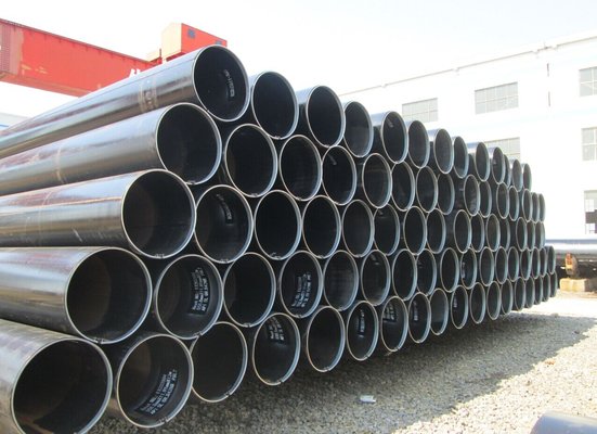 Round Carbon Steel Tube Q235A / B / C / D / R LSAW Pipe For Construction