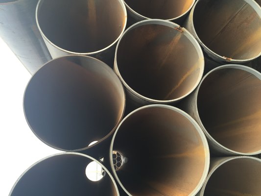 Transport Oil / Petrol / Water Welded ERW Steel Pipe Thickness 1.5mm - 40mm