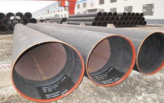 Standard ASTM A252 GR . 2 LSAW Steel Pipe 3LPE / Galvanized Carbon Steel Pipe