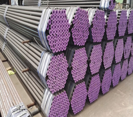 Carbon Cold Drawn / Hot Rolled CS Seamless Pipe Black Painting JIS Standard Thickness