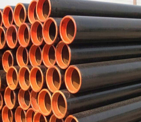 Carbon Cold Drawn / Hot Rolled CS Seamless Pipe Black Painting JIS Standard Thickness