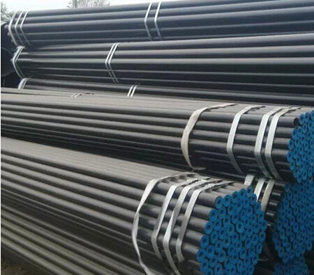 ASTM A106 Gr. B Black Carbon Steel Seamless Pipe Sch40 Sch80 Std For Fluid Transport