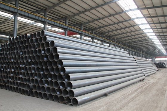 Hot Finished / Cold Finished ERW Carbon Steel Pipe Q245B Q345B 16Mn For Fluid