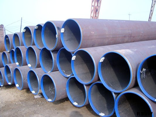 Hot Finished / Cold Finished ERW Carbon Steel Pipe Q245B Q345B 16Mn For Fluid