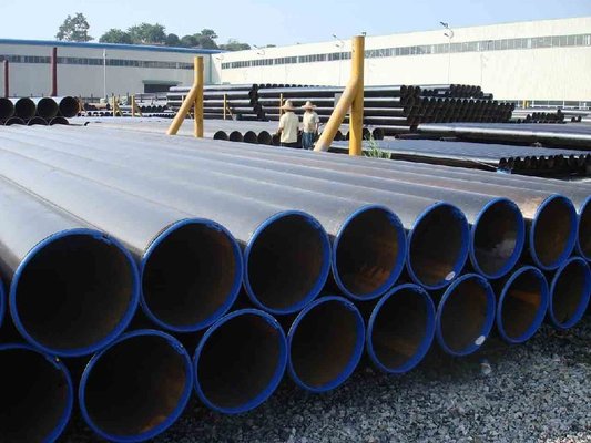 High Frequency Welding ERW Steel Pipe API 5L GrB A106B A53B ERW Steel Tube