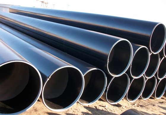 API 5L GR.B X52 X65 LSAW Steel Pipe Black / Galvanised Steel Pipes For Construction