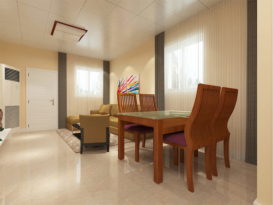 3E prefab house-two bedrooms Energy conservation, Environmental protection and Easy assembled house supplier