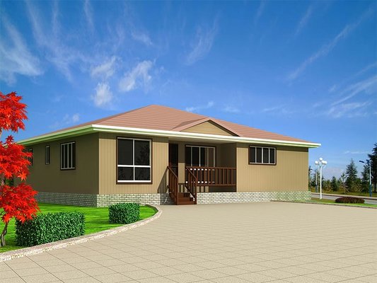 Prefab villa Energy conservation, Environmental protection and Easy assembled Villa supplier