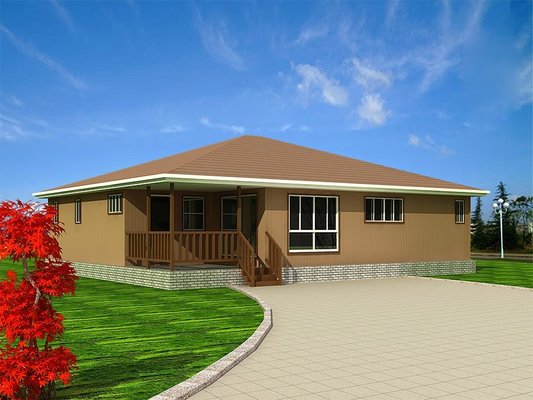 Prefab villa Energy conservation, Environmental protection and Easy assembled Villa supplier
