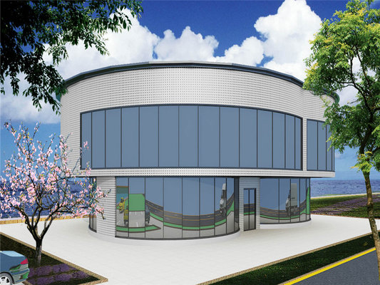 Steel Structure Prefabricated Exhibition Hall custom steel construction warehouse factory supplier