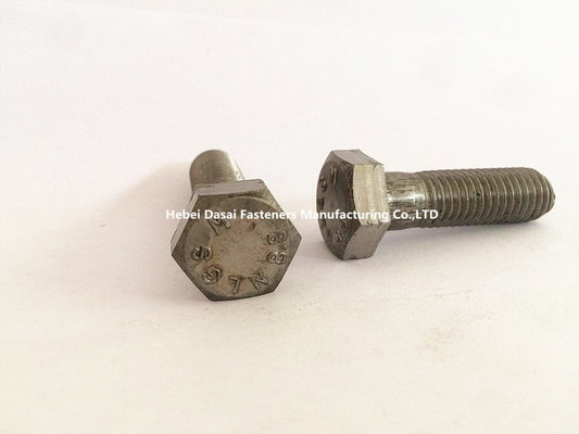 Grade 6.8 8.8 Steel Hex Bolt Din 931 934 Half Thread Plain Color M10*40 Mm Size