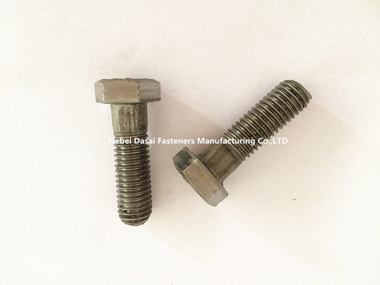 Grade 6.8 8.8 Steel Hex Bolt Din 931 934 Half Thread Plain Color M10*40 Mm Size