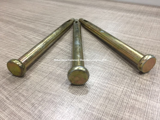 Concrete Form Wedge Pins Yellow Zinc Plated Grade 4.8 Wedge Length 80mm