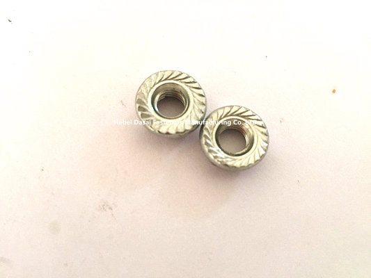 Wind Energy M6 Hex Nut / Flange Nut Grade 4.8 Relatively Large Fastening Force