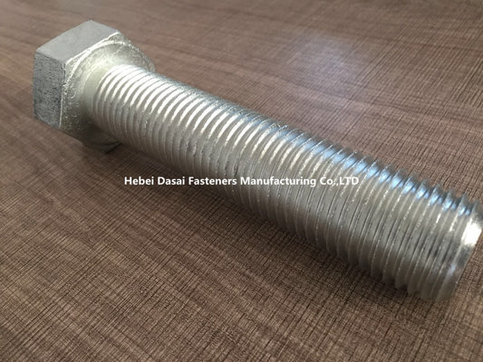Steel Structures Long Hex Head Bolts 150mm Length With Bigger Fastening Force