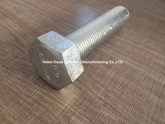 Steel Structures Long Hex Head Bolts 150mm Length With Bigger Fastening Force