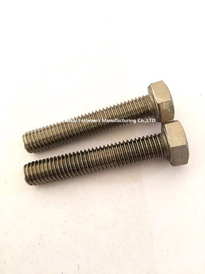 304 316 Stainless Steel Bolts Plain Surface Treatment For Industrial Buildings