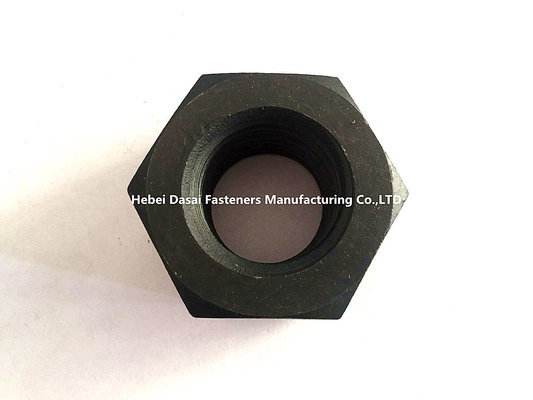 ANSI Standard Carbon Steel Hex Nuts / Grade 8 Hex Nut M31 Size Black Color