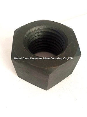 ANSI Standard Carbon Steel Hex Nuts / Grade 8 Hex Nut M31 Size Black Color