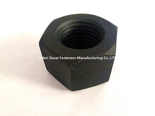 ANSI Standard Carbon Steel Hex Nuts / Grade 8 Hex Nut M31 Size Black Color