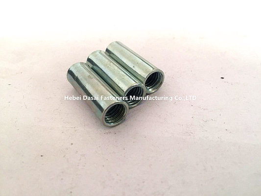 Galvanized Extension Steel Hex Nuts And Round Nut Grade 4.8 M6 - 20 White Zinc Plated