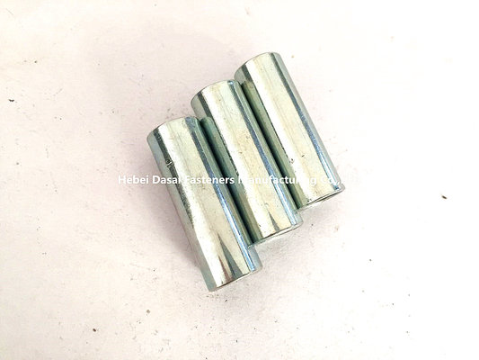 Galvanized Extension Steel Hex Nuts And Round Nut Grade 4.8 M6 - 20 White Zinc Plated