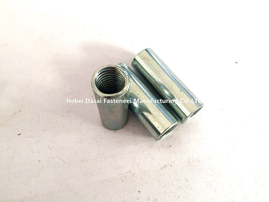 Galvanized Extension Steel Hex Nuts And Round Nut Grade 4.8 M6 - 20 White Zinc Plated