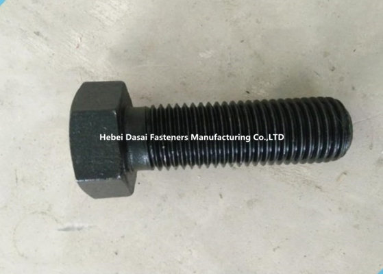 Railway Steel Hex Bolt Din 933 934 Grade 8.8 10.9 Full Thread Black Oxide
