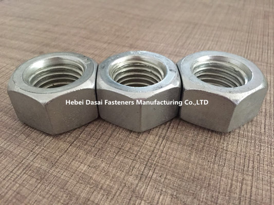 Grade 8.8 10.9 Steel Hex Nuts DIN 555 Zinc Plated And Hot Galvanizing Surface