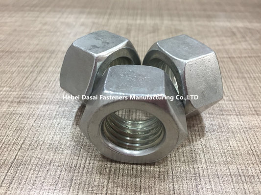 Grade 8.8 10.9 Steel Hex Nuts DIN 555 Zinc Plated And Hot Galvanizing Surface