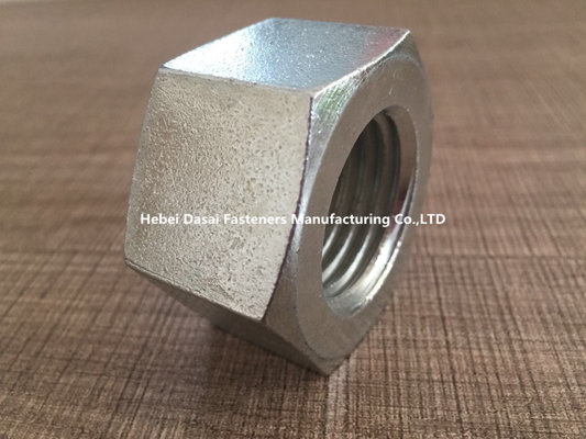Mechanical Machine Steel Hex Nuts M24 Size White Color With High Strength