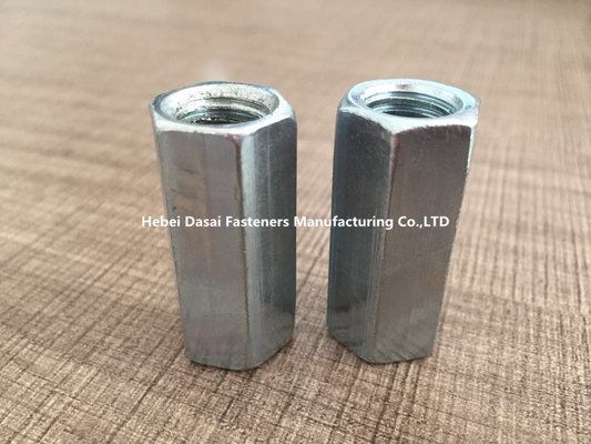 Carbon Steel Hex Coupling Nut Grade 6.8 DIN 6334 Standard For Building