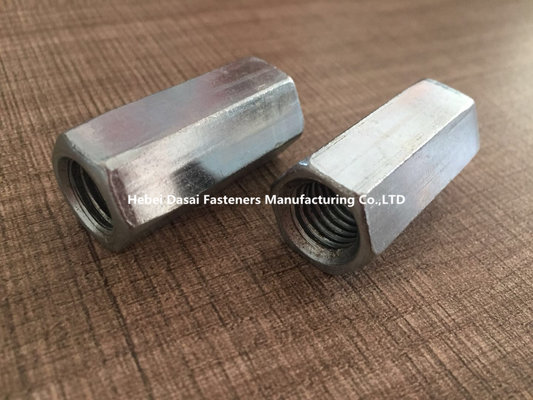 Carbon Steel Hex Coupling Nut Grade 6.8 DIN 6334 Standard For Building