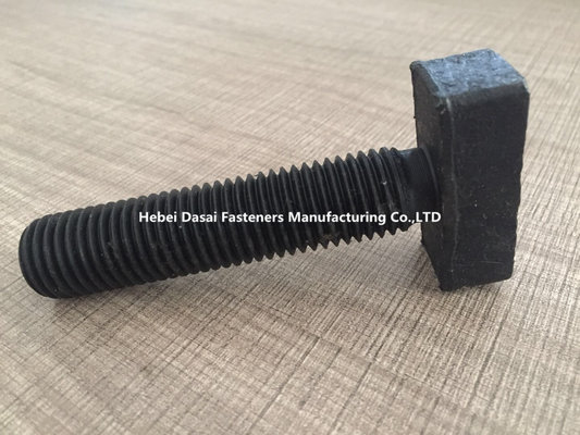 High Strength Steel Hex Bolt / Hexagon Head Bolt Grade 8.8 Full Thread Black Oxide