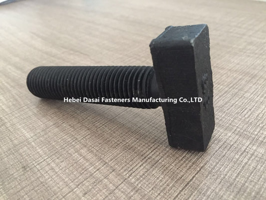 Power Station Square Carbon Steel Bolts Corrosion Resistant With Carbon Steel Material