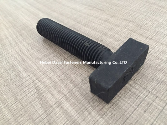 Precise Black Steel Bolts / Stainless Steel Nuts And Bolts Stamping Process