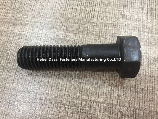 50mm Length Hexagon Head Screw , High Tensile Bolts Carbon Steel Material