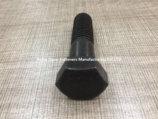 High Strength Black Color Hex Head Screw For Building Industry Machinery