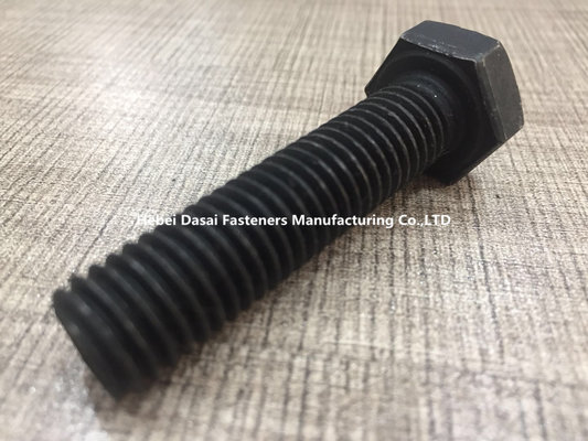 DIN 933 Full Thread Metric Hex Cap Screws Stamping Process High Tensile Grade
